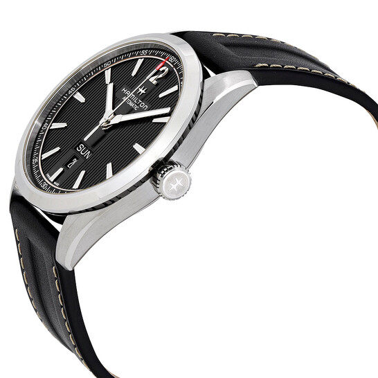 Hamilton Broadway Day Date Automatic Black Dial Men's Watch H43515735 ...