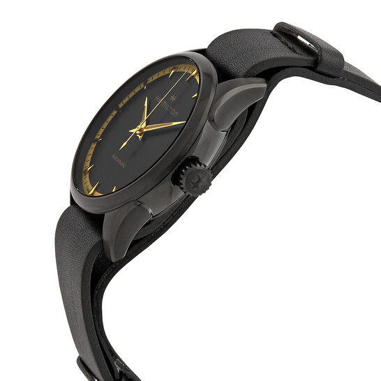 Hamilton Jazzmaster Automatic Black Dial Unisex Watch H32255730 ...