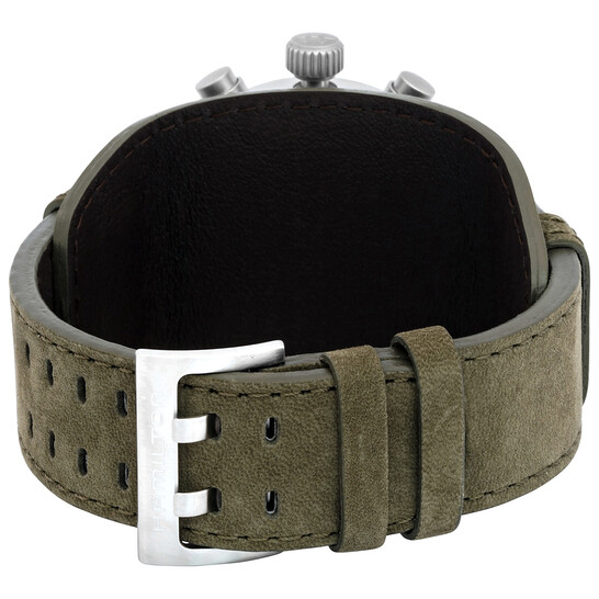 Hamilton Khaki Field Chronograph Automatic Black Dial Men's Watch ...