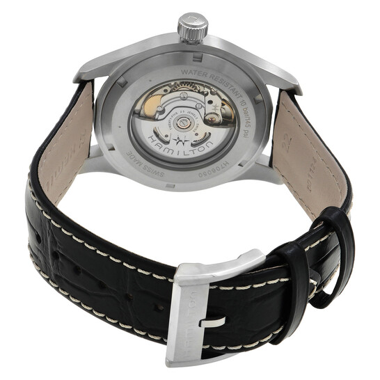 Hamilton Khaki Field Murph Automatic Black Dial Men's Watch Bundle ...