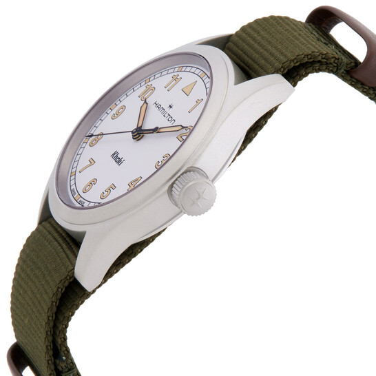 Hamilton Khaki Field Quartz White Dial Watch H69401910 7630458805280 ...
