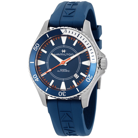 Hamilton Khaki Navy Scuba Automatic Blue Dial Men's Watch H82385340 ...