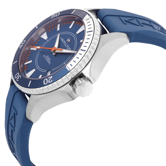Hamilton Khaki Navy Scuba Automatic Blue Dial Men's Watch H82385340 ...