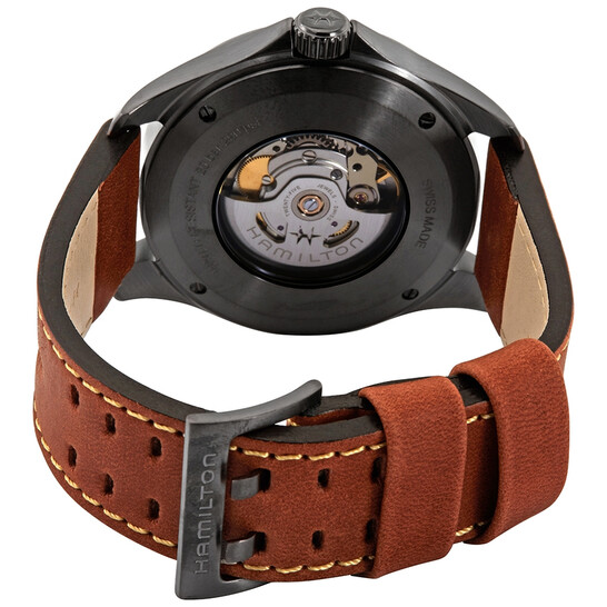 Hamilton Khaki Pilot Automatic Black Dial Men's Watch H64705531 ...