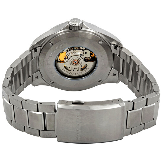 Hamilton Khaki Pilot Black Dial Automatic Men's Stainless Steel Watch ...