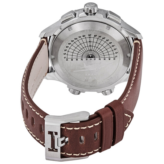 Hamilton Khaki X-Wind Chronograph Quartz Blue Dial Men's Watch ...