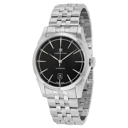 Hamilton Spirit of Liberty Automatic Black Dial Men's Watch H42415031 ...