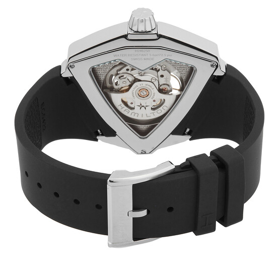 Hamilton Ventura XXL Skeleton Automatic Black Dial Men's Watch ...