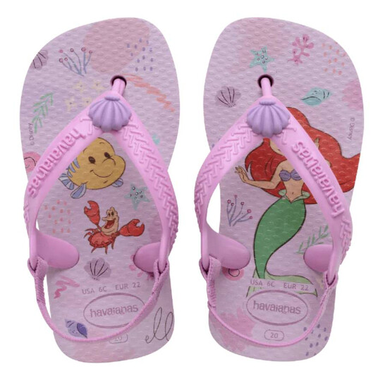 Havaianas Kids Disney Classics Little Mermaid Sandals, Brand Size 21 ...