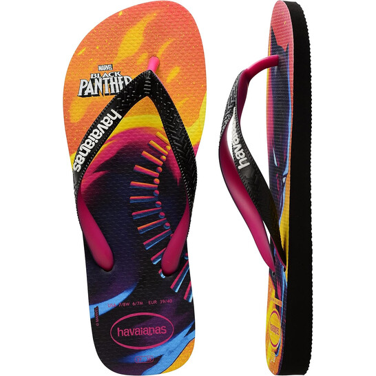 Havaianas Kids Top Marvel Flip Flop, Brand Size 25/26 ( US Size 10C ...