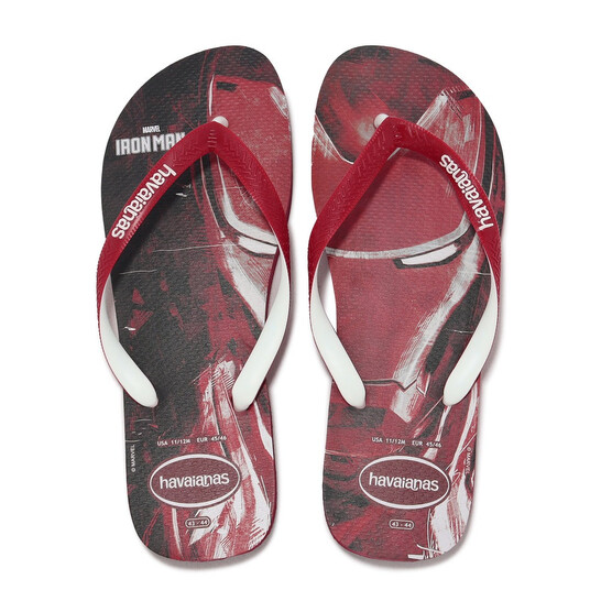 Havaianas Top Marvel Iron Man Flip Flops, Brand Size 37/38 ( US Size 6/ ...