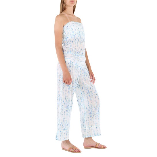 Heidi Klein Ladies Ml Smocked Jumpsuit, Size Small 18RSML2836-PRT-PRT ...
