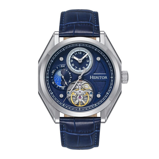 Heritor Antoni Automatic Blue Dial Men's Watch HERHS4303 840148811935 ...