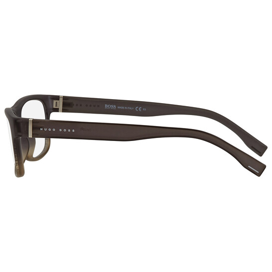 Hugo Boss Demo Rectangular Men's Eyeglasses BOSS 0729 0KAC 54 ...