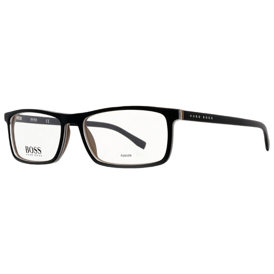 Hugo Boss Demo Rectangular Men's Eyeglasses BOSS 0765 0QHI 55 ...