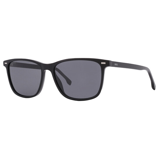 Hugo Boss Grey Square Men's Sunglasses BOSS 1554/O/S 0807/IR 56 ...