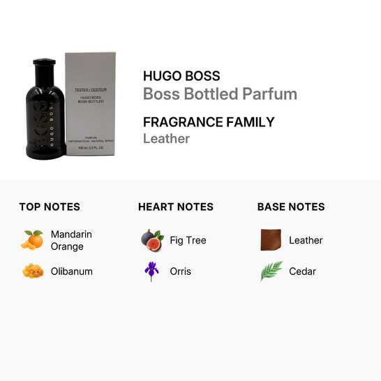 Hugo Boss Men's Bottled Parfum 3.38 oz (Tester) Fragrances ...