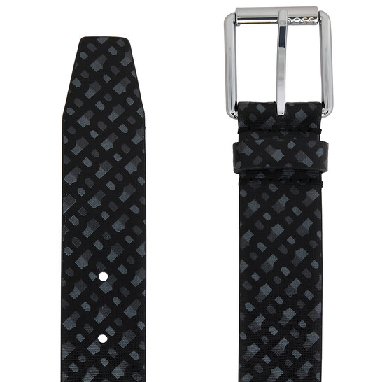 Hugo Boss Monogram Leather Golf Belt, Size 95 cm 50529637-001 - Jomashop