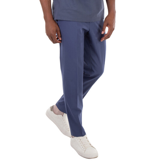 Hugo Boss Performance-Stretch Wool-Blend Trousers, Brand Size 50 (Waist ...