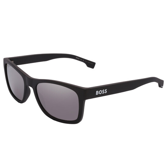 Hugo Boss Silver Mirror Square Men's Sunglasses BOSS 1569/S 0003/T4 55 ...