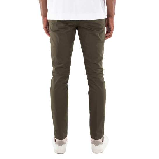 Hugo Boss Stretch Cotton Slim-Fit Trousers, Brand Size 54 (Waist Size ...