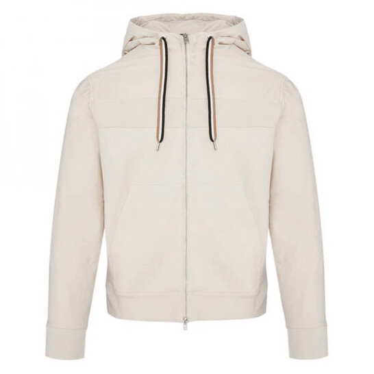 Hugo Boss Tonal Insert Zip-Up Hoodie, Size X-Small 50524342-131 ...