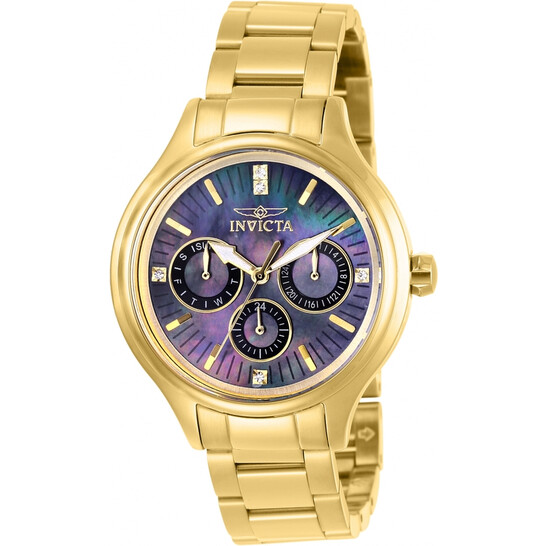 Invicta Angel Crystal Black Dial Arrow Ladies Watch 28735 886678342112 ...