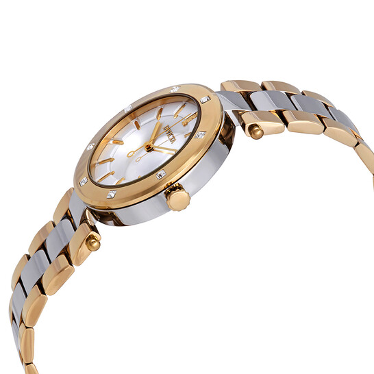 Invicta Angel Silver Dial Two-tone Ladies Watch 23725 886678288588 ...