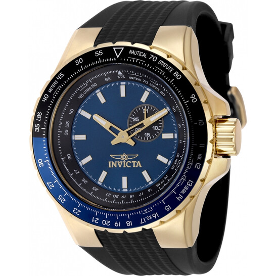 Invicta Aviator Quartz Blue Dial Men's Watch 49719 886678670970 ...