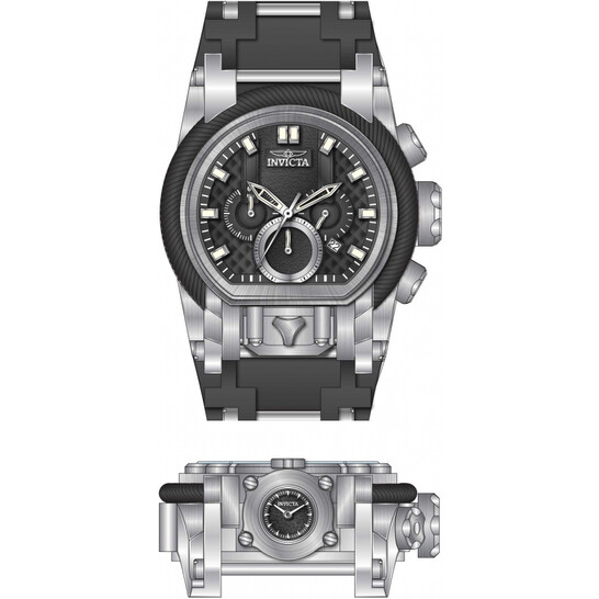 Invicta Bolt Chronograph GMT Quartz Black Dial Men's Watch 37222 ...