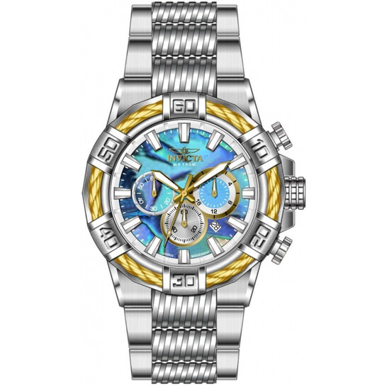 Invicta Bolt Chronograph GMT Quartz Iridescent Dial Men's Watch 49897 ...
