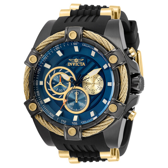 Invicta Bolt Chronograph Quartz Blue Dial Men's Watch 32696 ...