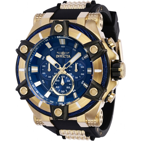 Invicta Bolt Chronograph Quartz Blue Dial Men's Watch 39187 ...