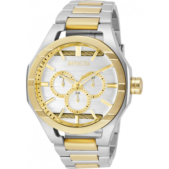 Invicta Bolt Quartz Silver Dial Men's Watch 31832 886678375738 ...