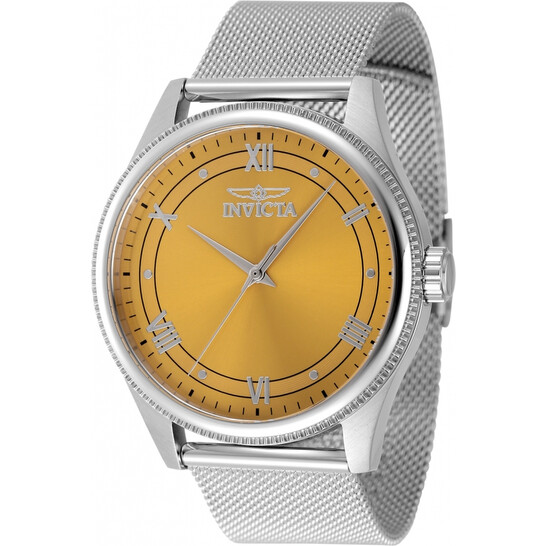 Invicta Celestial Quartz Yellow Dial Men's Watch 48481 886678645824 ...