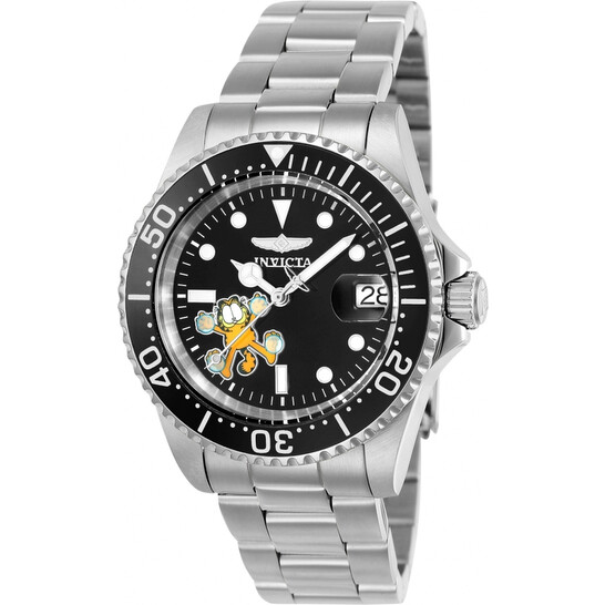 Invicta Character Collection Garfield Automatic Black Dial Men's Watch ...
