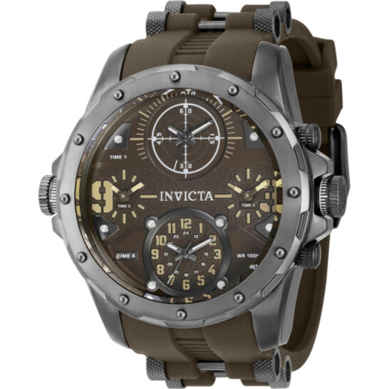 Invicta Coalition Forces Quartz Brown Dial Men's Watch 39357 ...