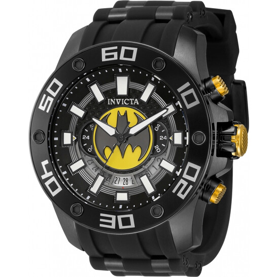 Invicta DC Comics Batman Quartz Black Dial Men's Watch 43595 ...