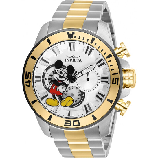 Invicta Disney Limited Edition Chronograph White Dial Men's Watch 27366 ...