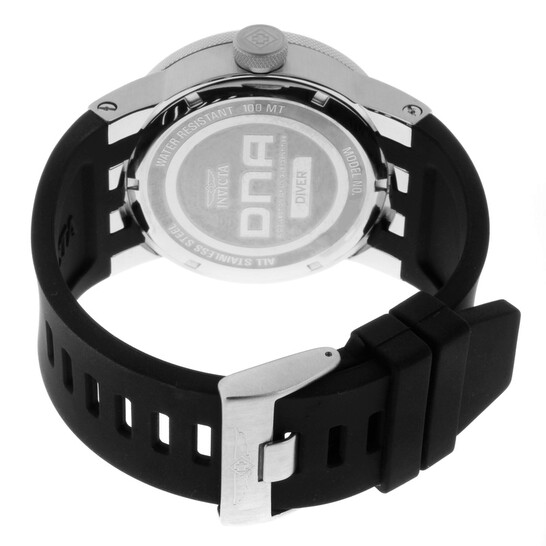 Invicta DNA Black Dial Black Silicone Men's Watch 12423 0886678124237 ...