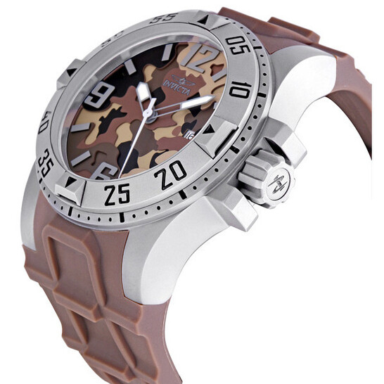 Invicta Excursion Brown Camouflage Dial Men's Watch 1095 843836010955 ...