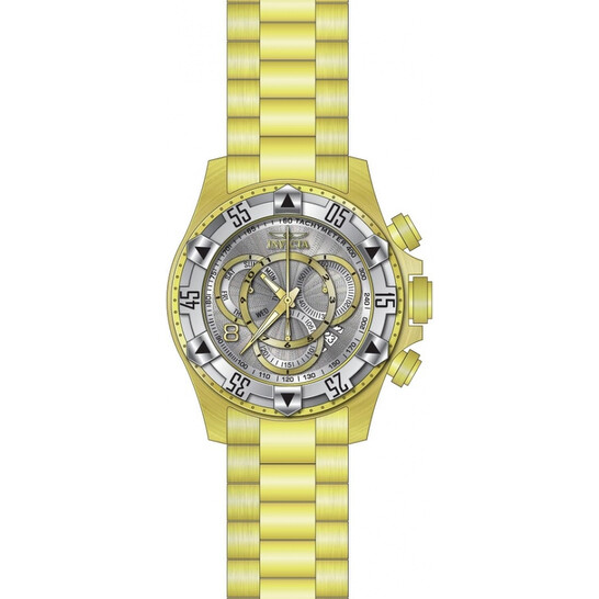 Invicta Excursion Chronograph Antique Silver Dial Men's Watch 24264 886678294343 - Watches ...