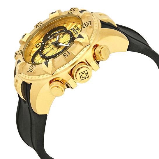 Invicta Excursion Gold Dial Chronograph Men's Watch 24273 886678294435 - Watches, Excursion ...
