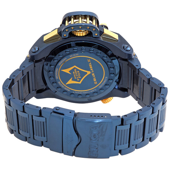Invicta Flying Fox Chronograph Quartz Blue Dial Men's Watch 39555 ...