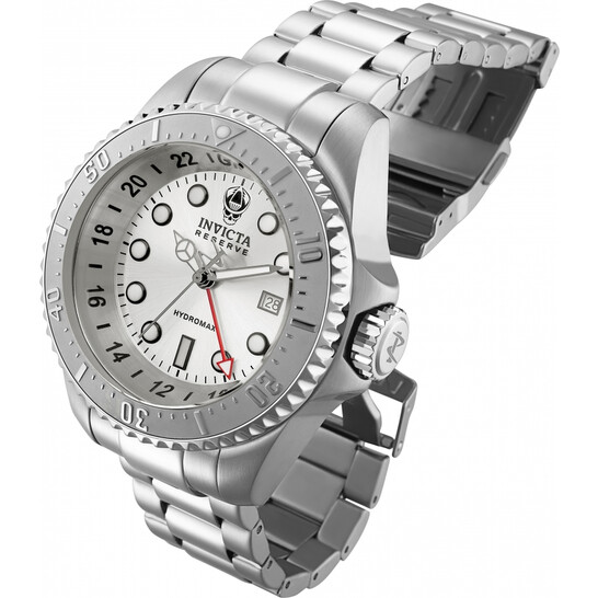 Invicta Hydromax GMT Date Quartz Silver Dial Men's Watch 29726 ...