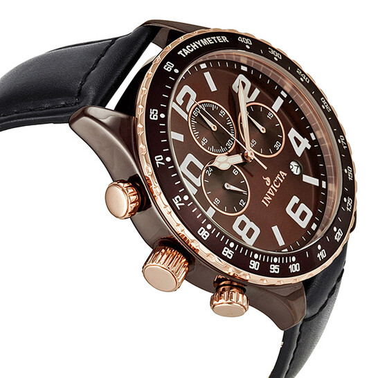 Invicta I-Force Lefty Ceramics Chronograph Brown Dial Men's Watch 11251 ...