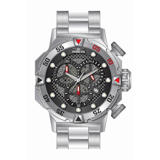 Invicta I-Force Chronograph Black Dial Stainless Steel Men's Watch ...