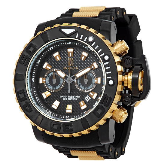 Invicta Jason Taylor Chronograph Black Dial Men's Watch 23719 ...
