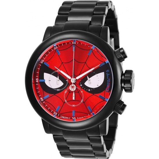 Invicta Marvel Spiderman Chronograph Red Dial Men's Watch 28144 ...