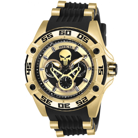 Invicta Marvel Punisher Black Dial Ladies Watch 27034 886678324903 ...